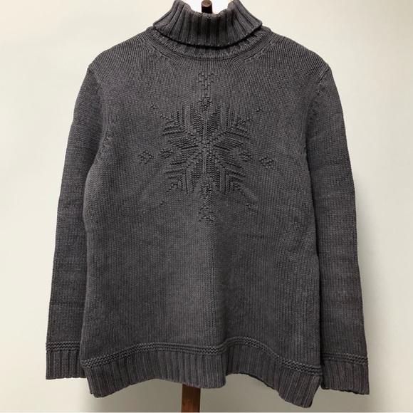 Ralph Lauren | Sweaters | Lauren Ralph Lauren Snowflake Chunky Knit ...